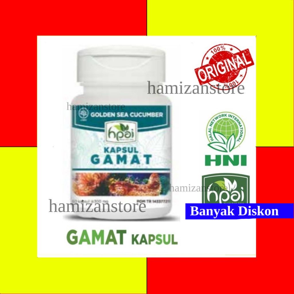 Jual GAMAT Kapsul , Ekstrak dari Teripang Emas - HNI HPAI ORIGINAL ...