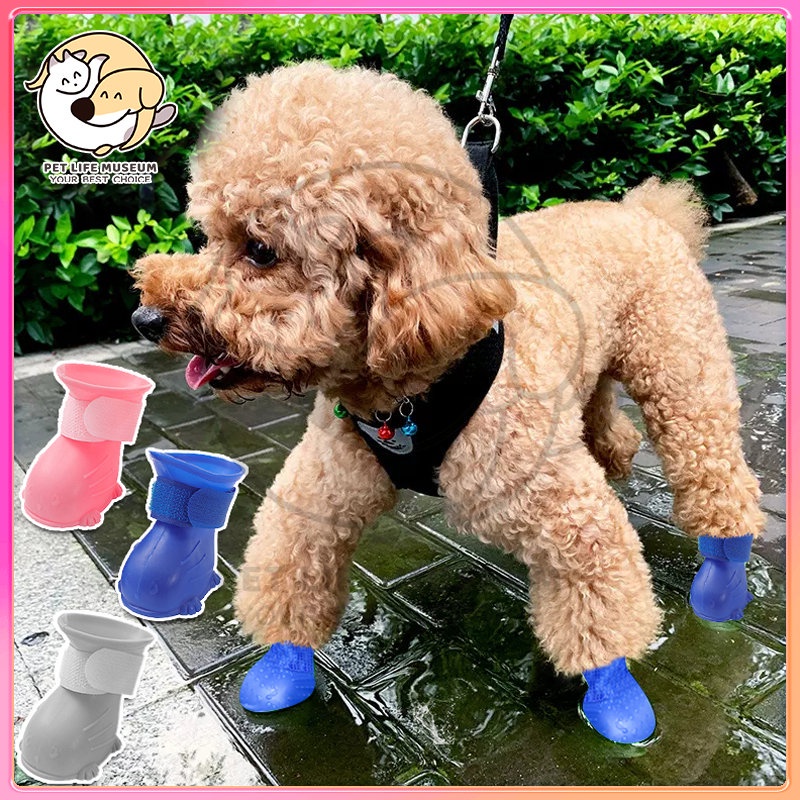 Jual 4 Pcs/Set Boot Anjing Kucing Anti Air Hujan Murah Sepatu Boots ...