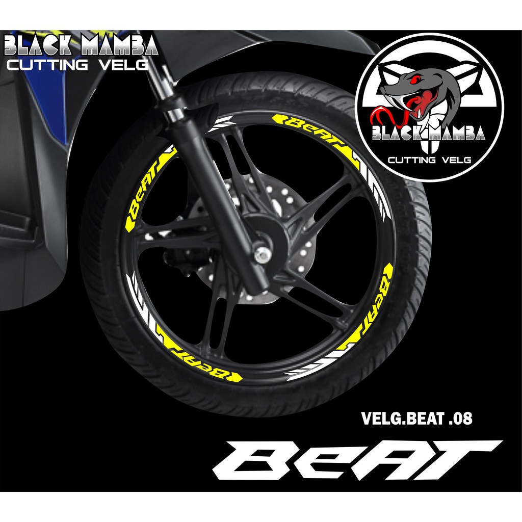 Jual (COD) CUTTING STICKER VELG BEAT - STIKER LIS LIST VARIASI BAN/VELG ...