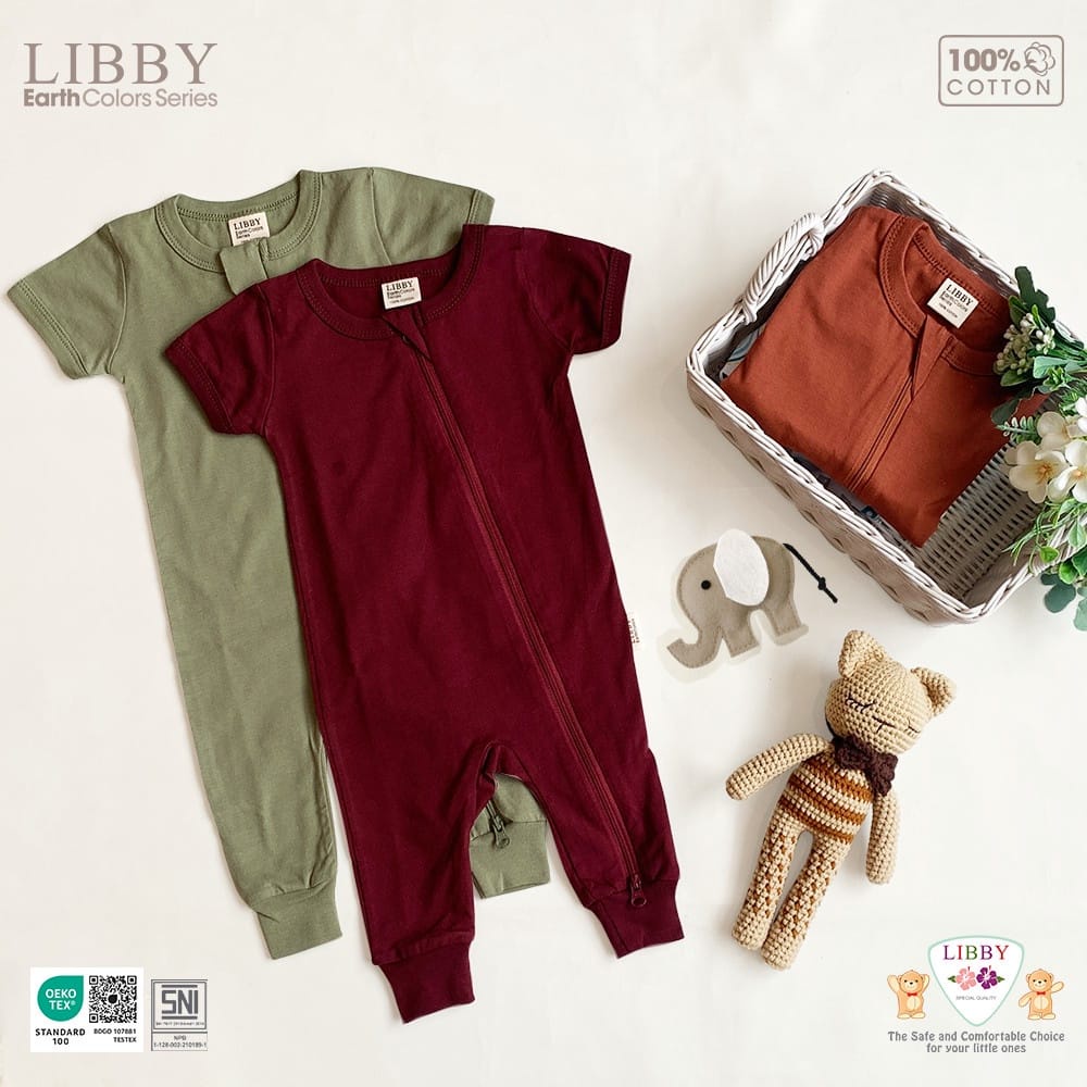 Jual Libby Baby Zippy Suit Pakaian Bayi / Jumper Bayi Libby Zippy Suit ...