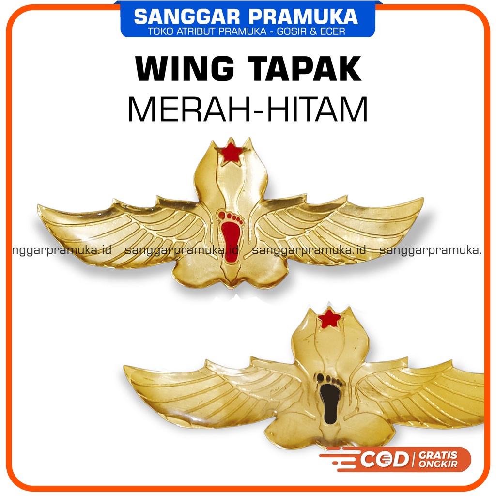 Jual Wing Tapak / Wing Pramuka / Wing Tapak Merah / Wing Tapak Hitam ...