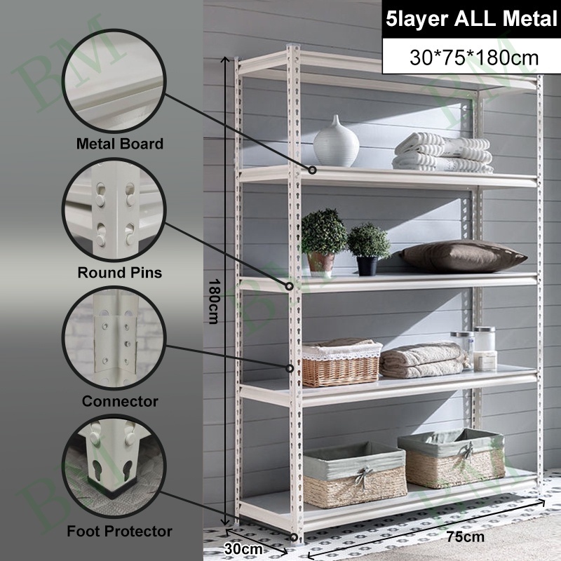 Jual Rak Besi Siku Rak Besi Serbaguna Rak Gudang 5 Susun Rak Aquarium ...