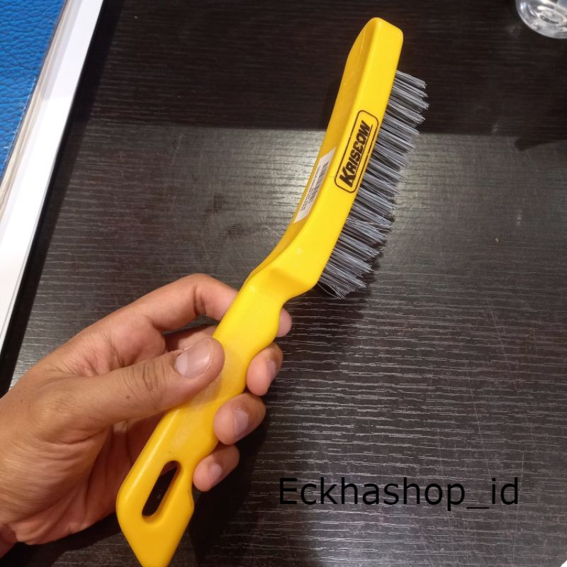 Jual Krisbow Sikat kawat besi sikat grill sikat barbeque 3 baris 4 ...