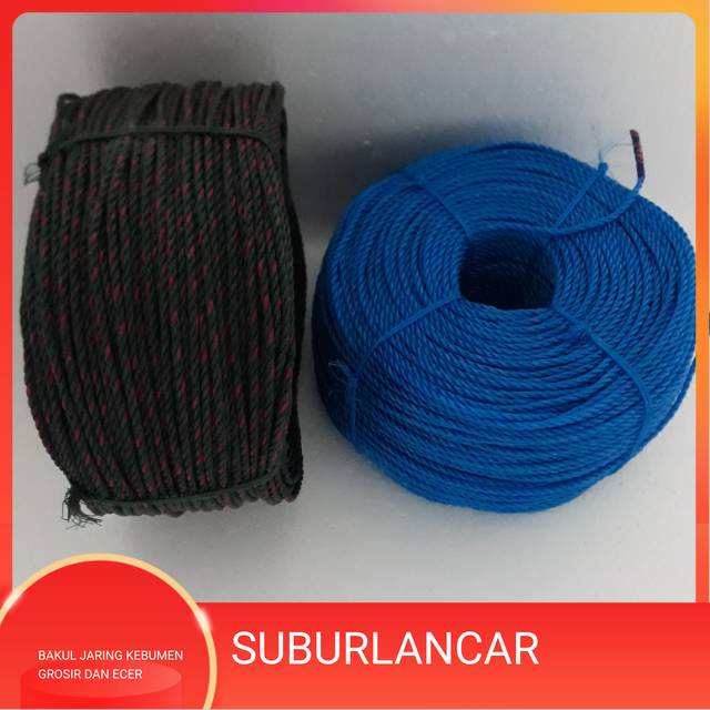 Jual tali tambang tampar plastik 3 mm panjang 200 m | Shopee Indonesia