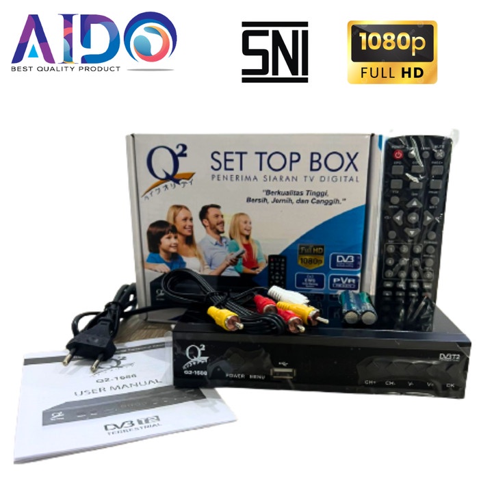 Jual Set Top Box TV Digital Q2 PVR DVB T2 Terrestrial - STB USB ...