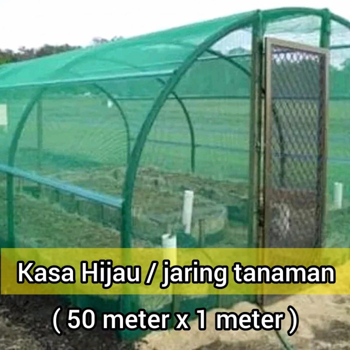 Jual kasa hijau 1 roll 1x50 / jaring proyek / jaring safety | Shopee Indonesia