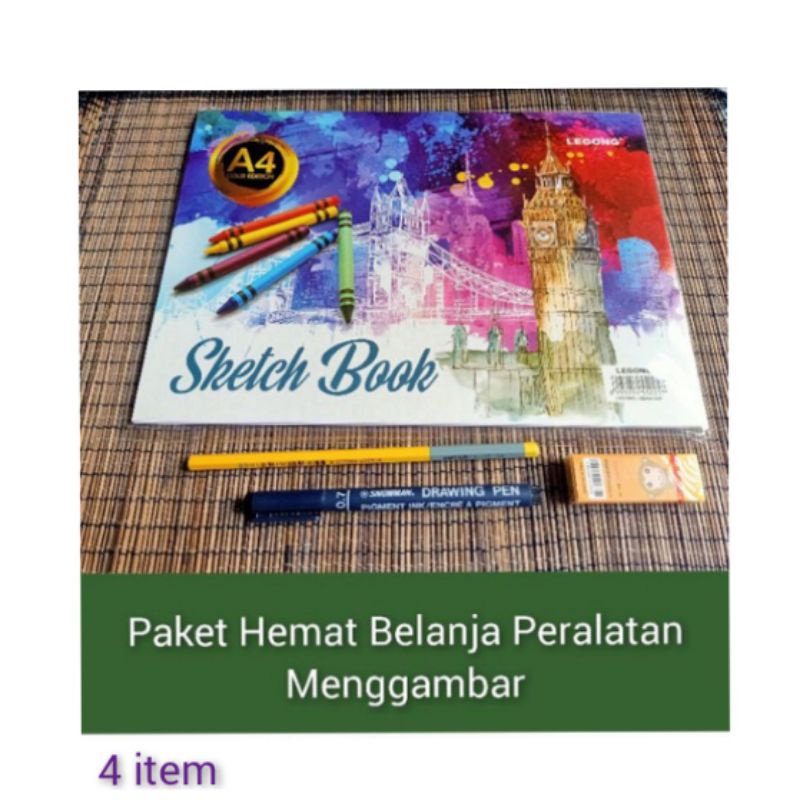 Jual Sket Book Sketch Book Buku Gambar Kertas Gambar Drawing Pen 0,7 ...
