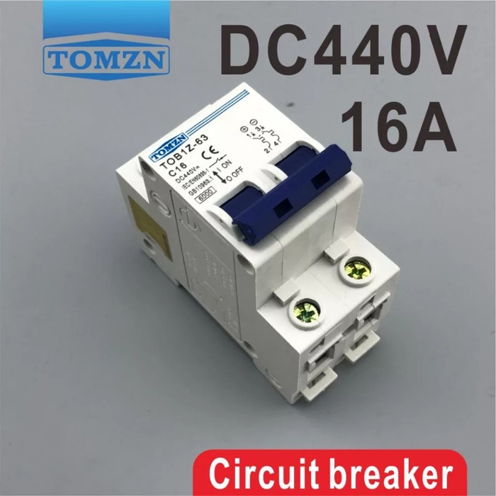 Jual EYC MCB DC 2P 440V 10A 16A 20A 25A 32A 40A 50A 63A TOMZN circuit ...