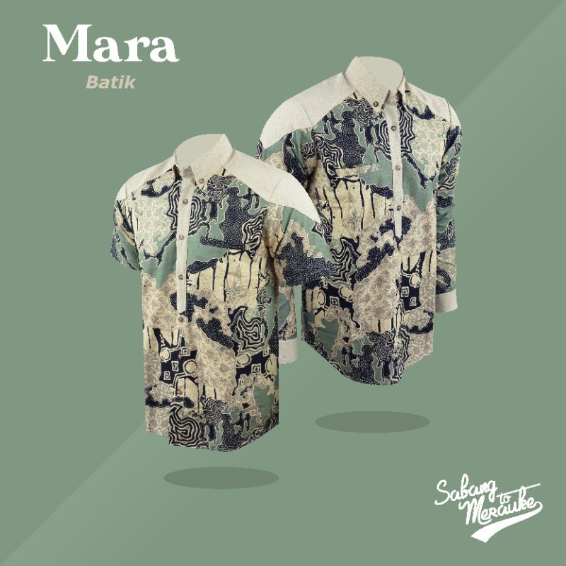 Jual KEMEJA BATIK MARA - SABANG TO MERAUKE | Shopee Indonesia