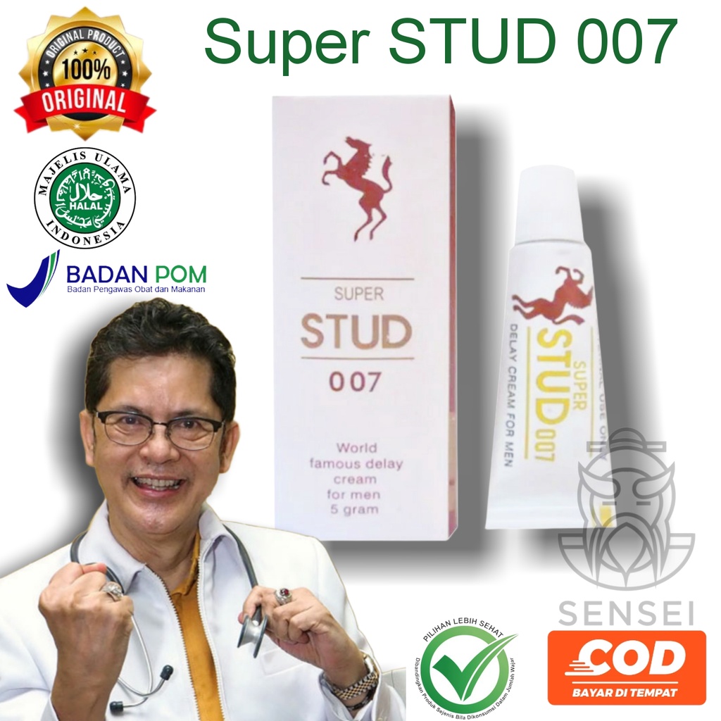 Jual Super Stud Cream 007 Original Herbal oles pria untuk mengatasi ...