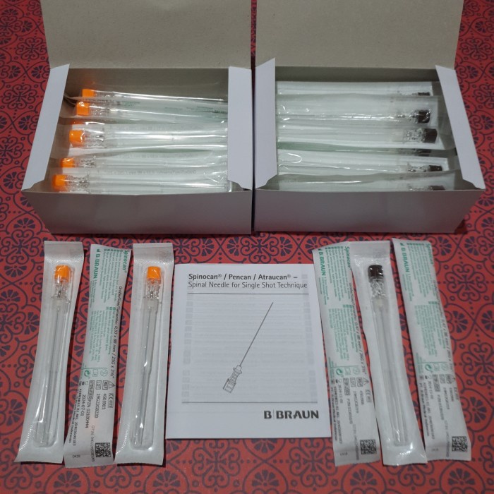 Jual SPINOCAN 25 G B BRAUN / SPINOCAN 26 G BBRAUN / JARUM SPINAL NEEDLE ...