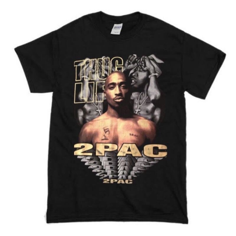 Jual KAOS TUPAC SHAKUR RAPPER - THUG LIFE | T-SHIRT RAPPER TUPAC SHAKUR ...