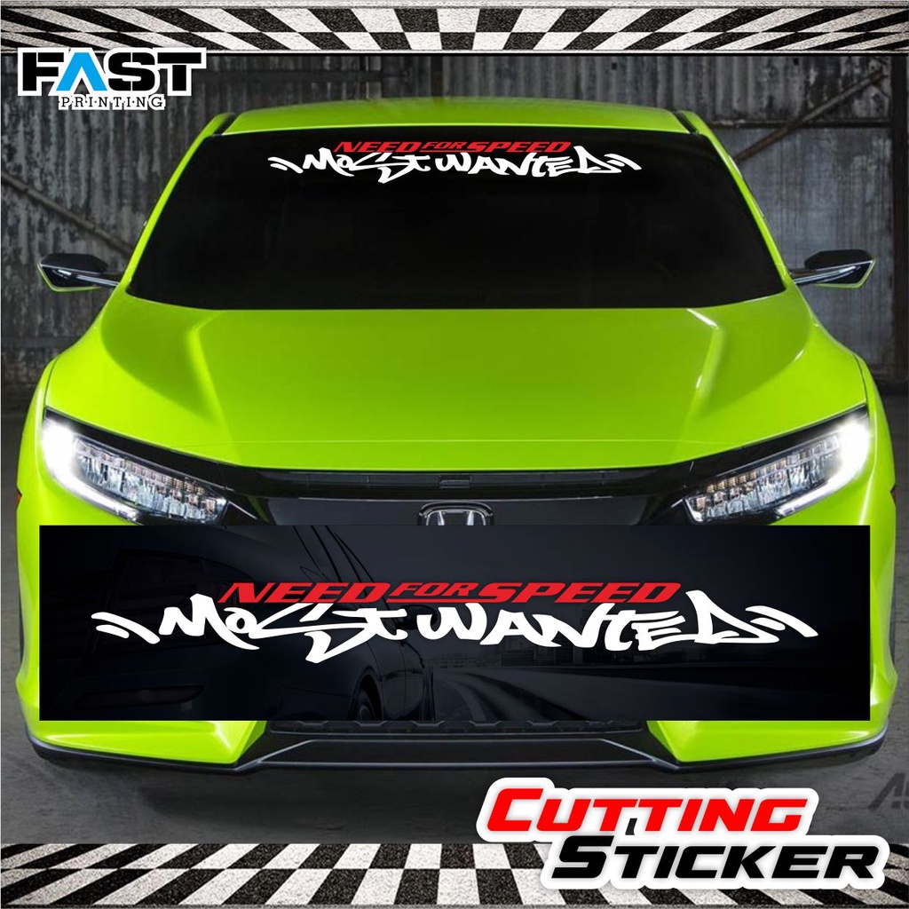 Jual CUTTING STICKER NEED FOR SPEED MOST WANTED l STIKER MOBIL MOTOR ...