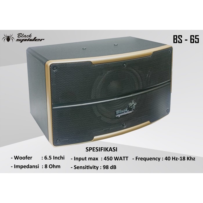 Jual Speaker Karaoke Black Spider BS - 65 | Shopee Indonesia
