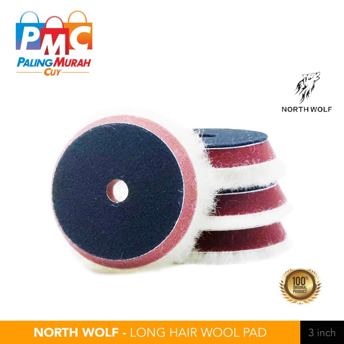 Jual NORTHWOLF Wool Pad 3 inch Long Hair, Busa Poles Mobil North Wolf ...