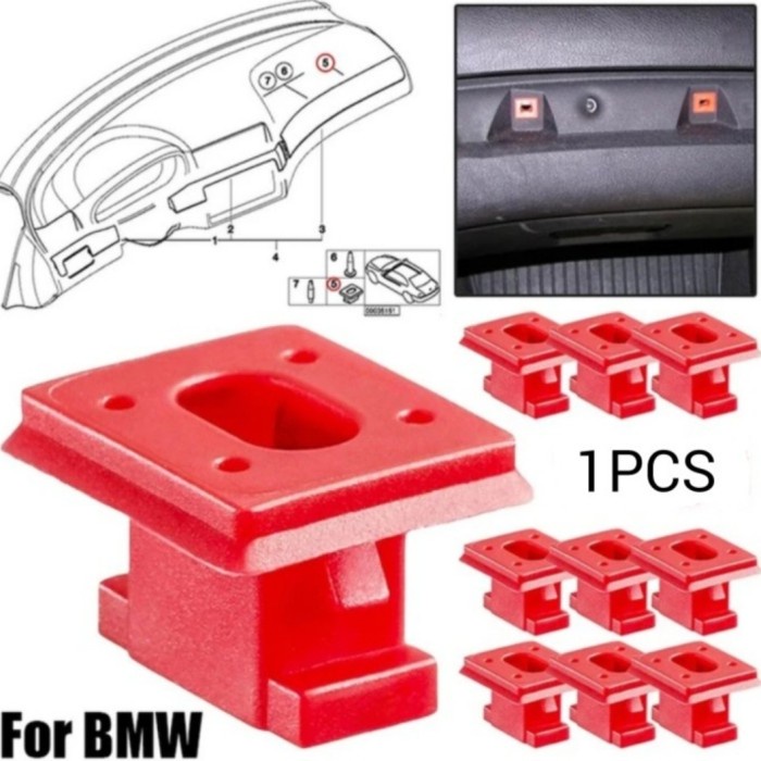 Jual Kancing Klip Dash Trim Wood Panel Centre Dashboard E46 BMW Clips ...