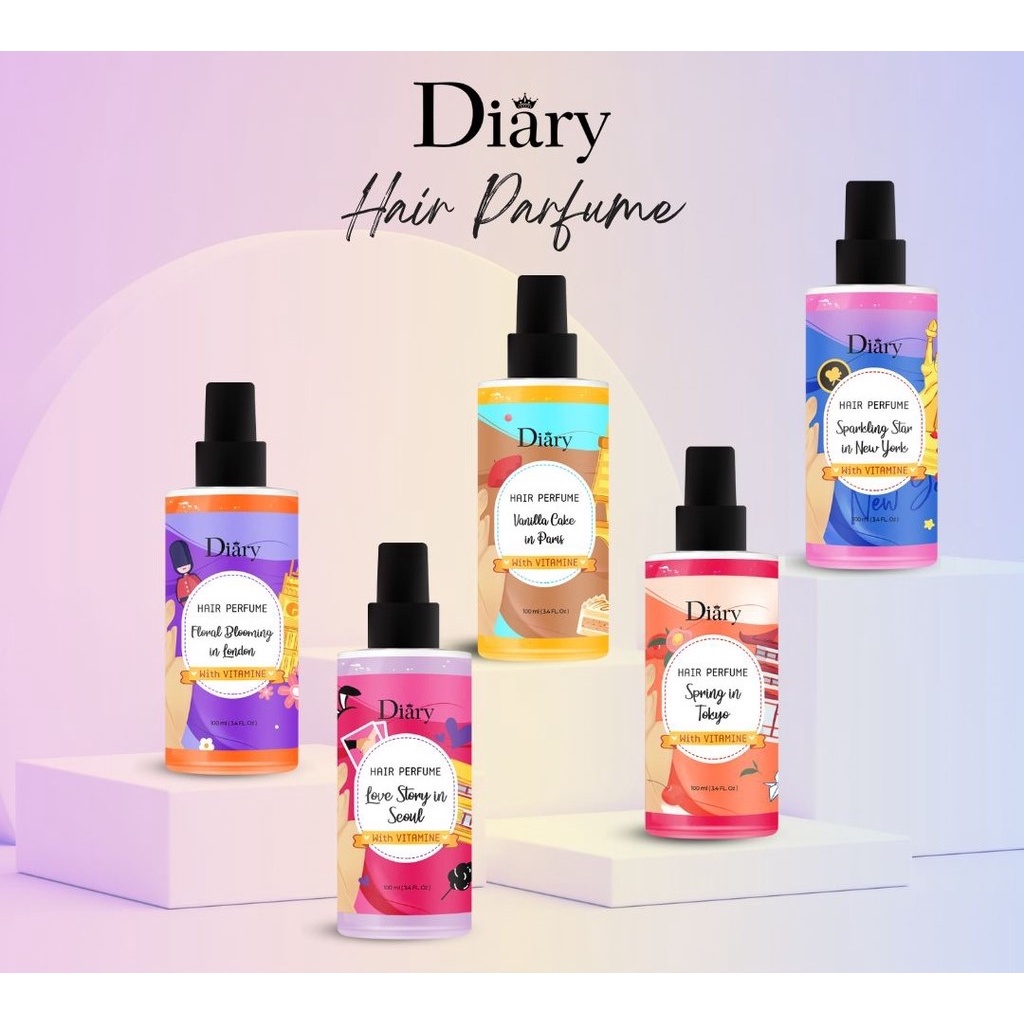 Jual Diary Hair Perfume With Vitamin 100ml / Parfum Rambut Diary ...