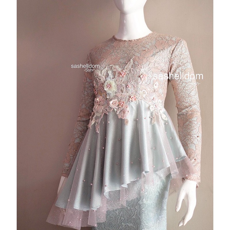 Jual PEPLUM MARTHA MINT MOCCA | Shopee Indonesia