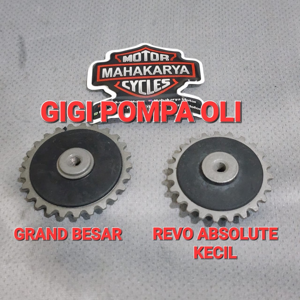 Jual GIGI POMPA OLI GRAND SUPRA X REVO ABSOLUTE BESAR KECIL KWB GN5 ...