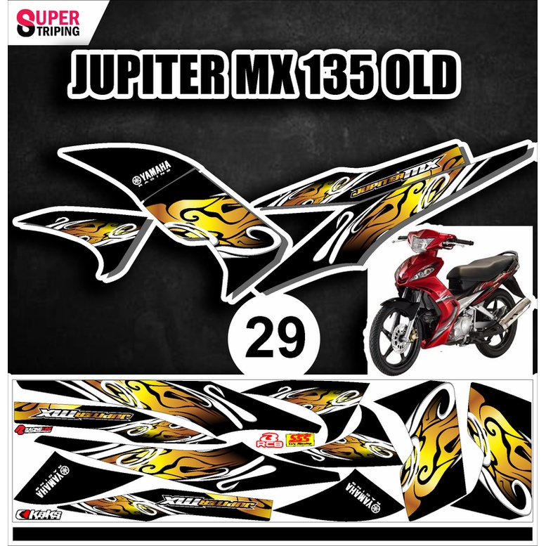 Jual STICKER MX LAMA Varian 29 - Desain Striping List Lis Stiker ...