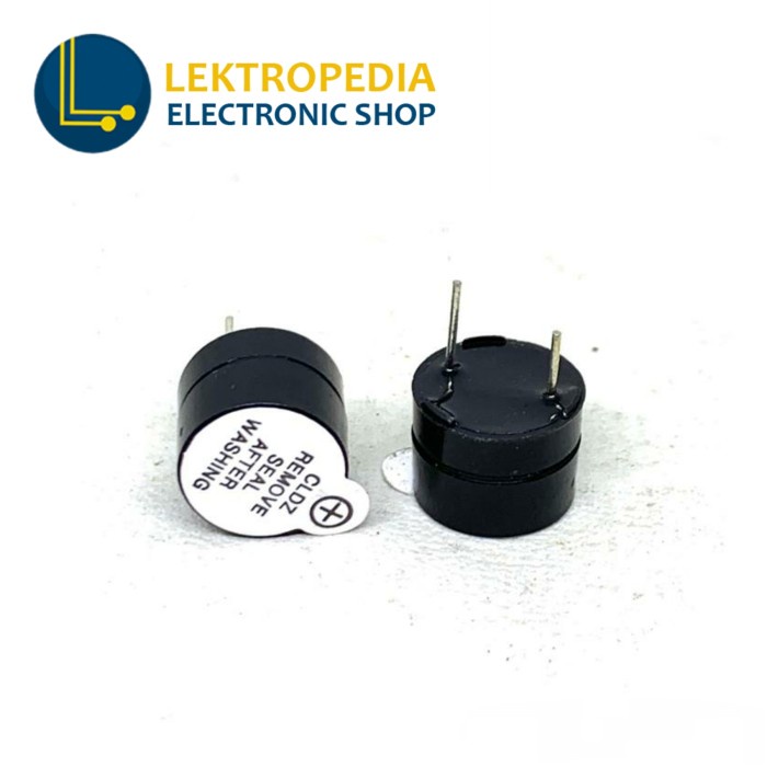 Jual Buzzer 12v KECIL Hitam Active Alarm Speaker Sound 12 volt v 12volt ...