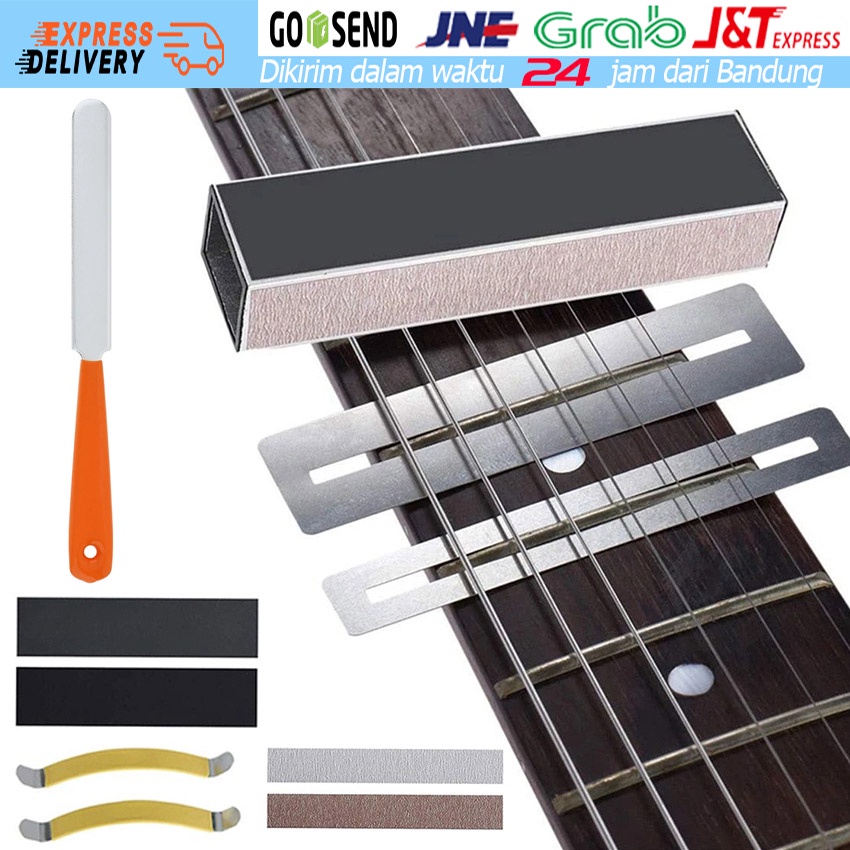 Jual 11Pcs Guitar Fret Leveling Kit / Crowning File Leveling Tool ...