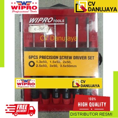 Jual Obeng tool set WIPRO 6 pcs Precision Screwdriver Set | Shopee ...