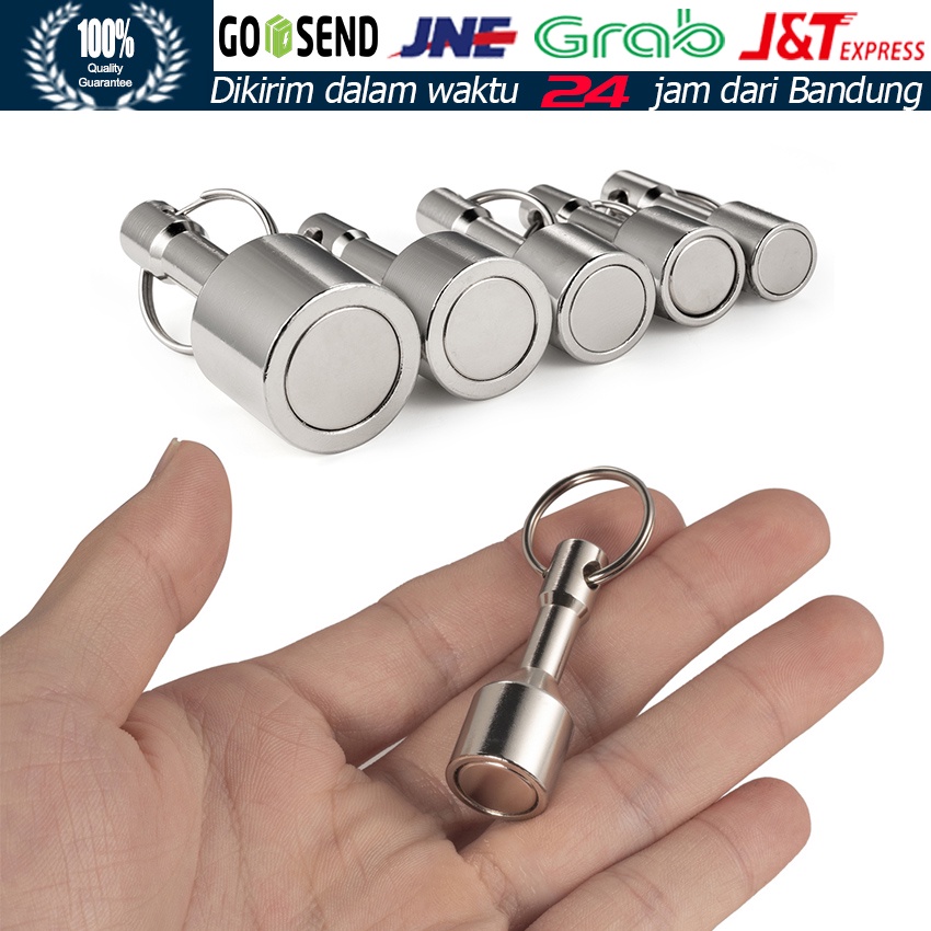 Jual 12/17MM Holder Gantungan Kunci Magnet Super Kuat Bahan Metal ...