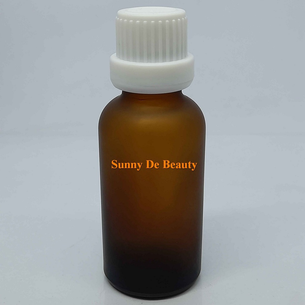 Jual Botol Kaca 30 ml Amber Fros Br Tutup Drop PP Big / Botol Essential ...