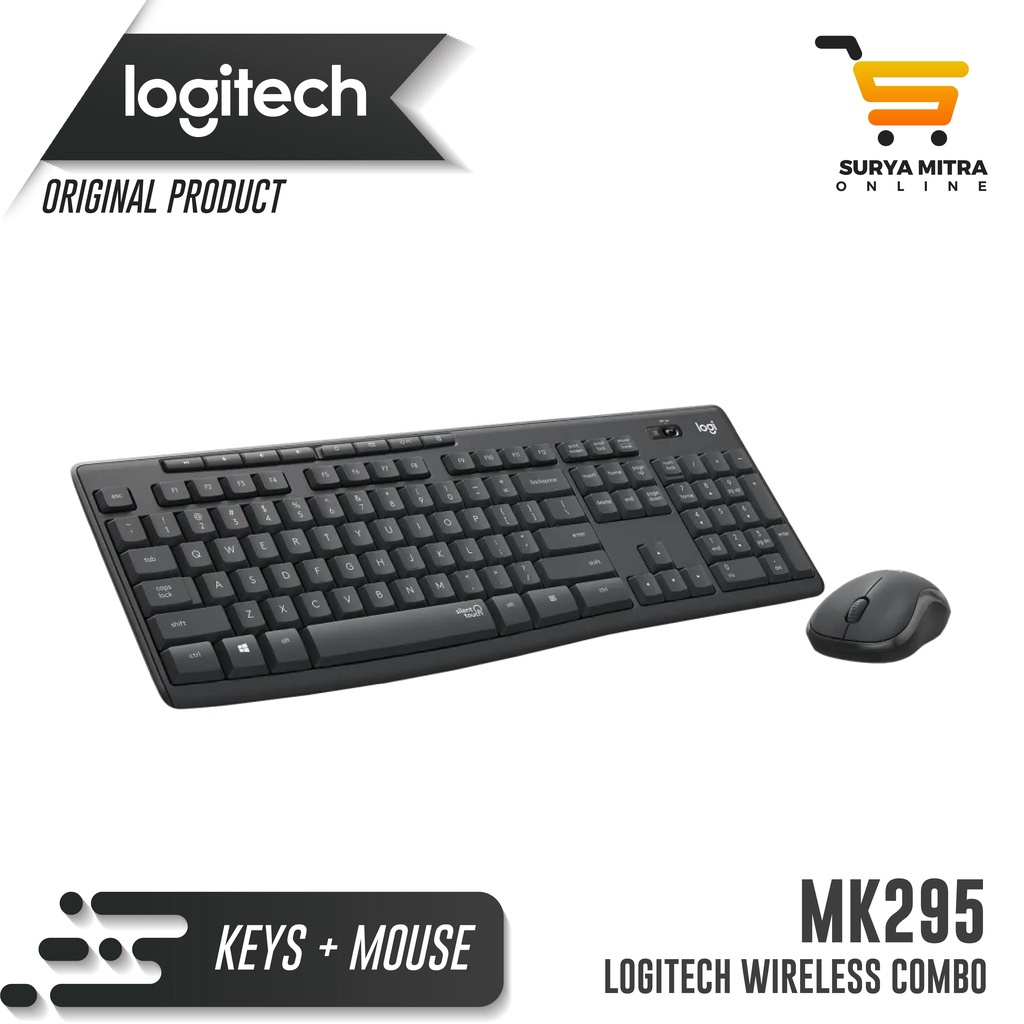 Jual Logitech Combo MK295 / MK-295 Silent Wireless Keyboard dan Mouse ...