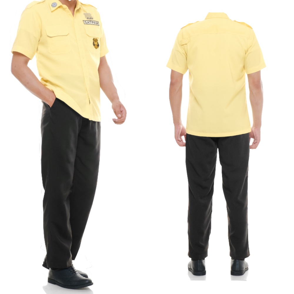 Jual SERAGAM, SETELAN PDH SATPAM/SECURITY TERBARU 2024 TANGAN PENDEK ...