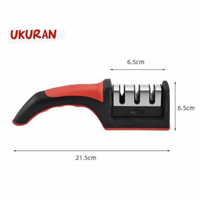 Jual JA RS-168 PENGASAH PISAU 3 TAHAP PENAJAM MATA PISAU GUNTING ASAHAN ERGONOMIS RS168 | Shopee ...