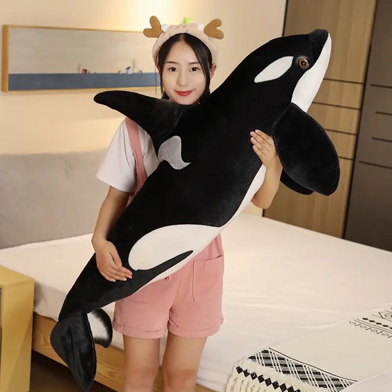 Jual Boneka Paus Orca 80 cm /Karakter Animal / Boneka Mainan Hiu Bantal ...