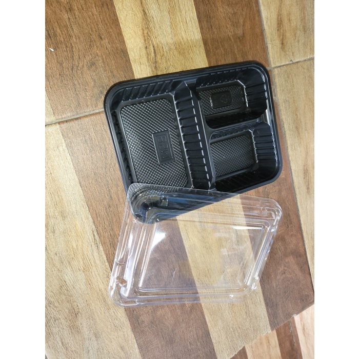 Jual BOX MIKA BENTO 3 SEKAT :215 X 160 X 40 CM ISI 10 PCS | Shopee ...
