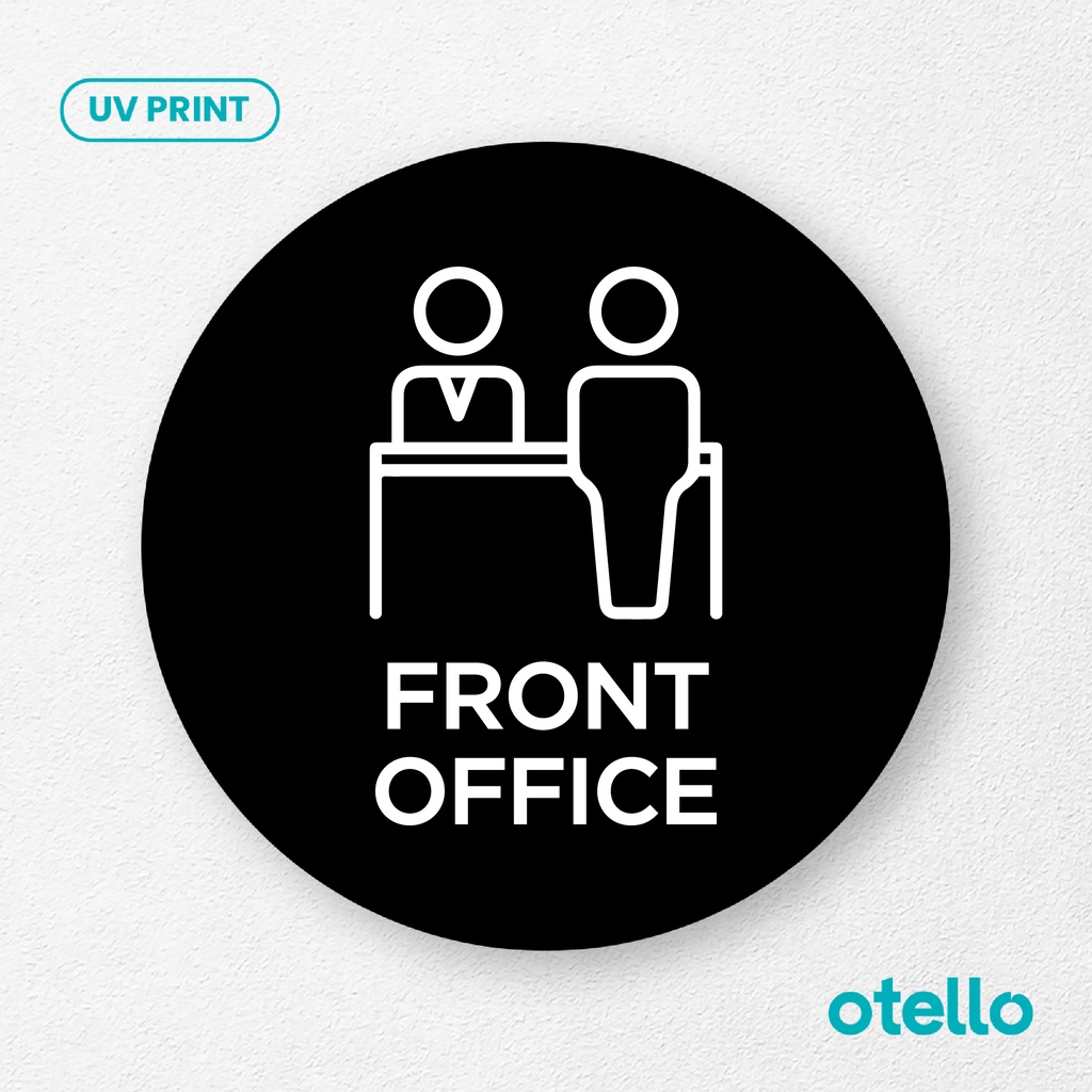 Jual Front Office Signage Board Akrilik Tempel Dinding Papan Acrylic Sign Board Signage Tempel