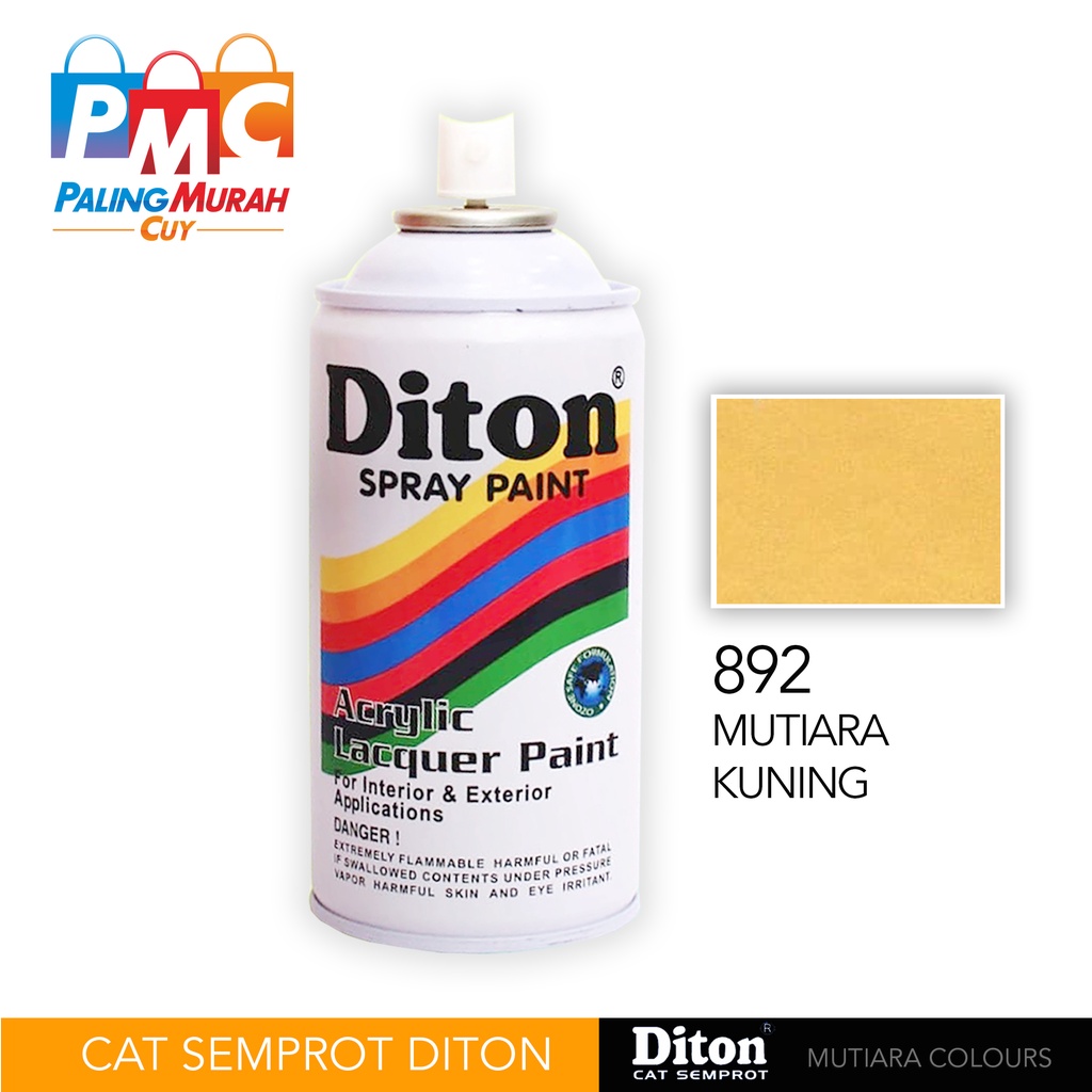 Jual Diton 892 Mutiara Kuning Cat Semprot/Pylox/Samurai Motor/Helm ...