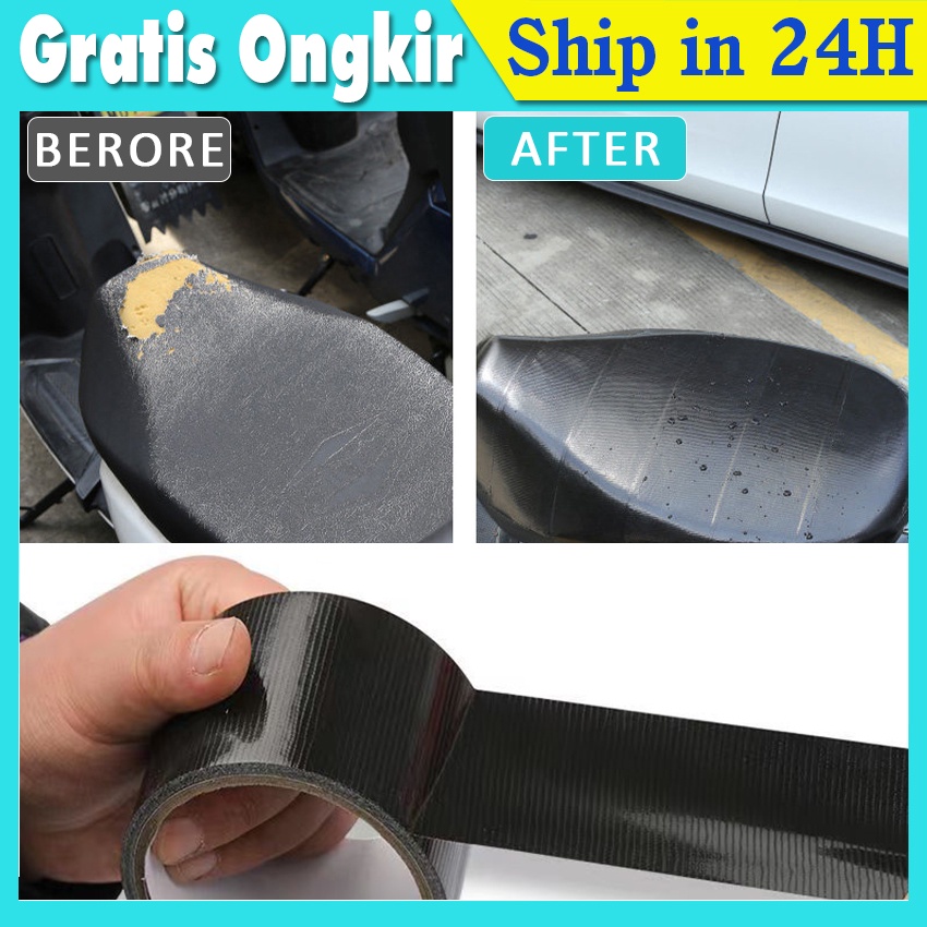 Jual Lakban Hitam Kain Isolasi Jilid Cloth Tape Isolasi Selotip ...