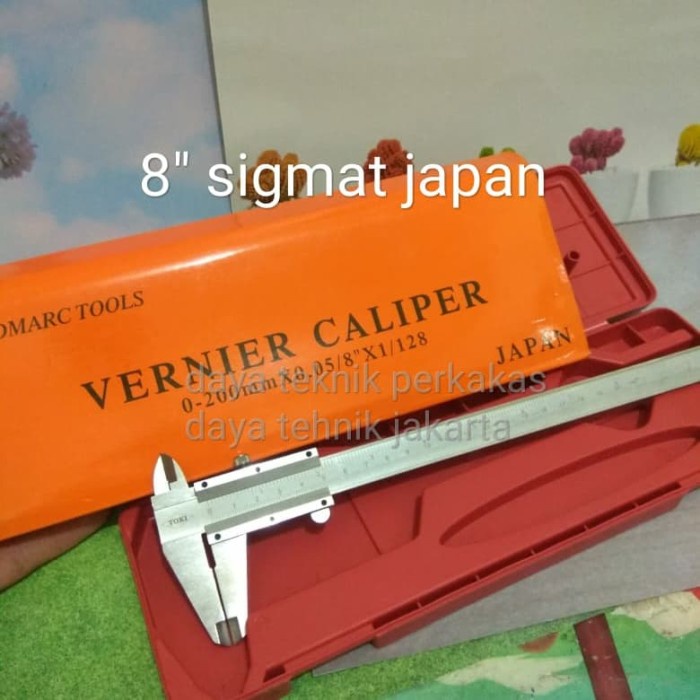 Jual sigmat toki japan 8" - vernier caliper toki - bukan merek mitutoyo sig mat akurasi oke ...