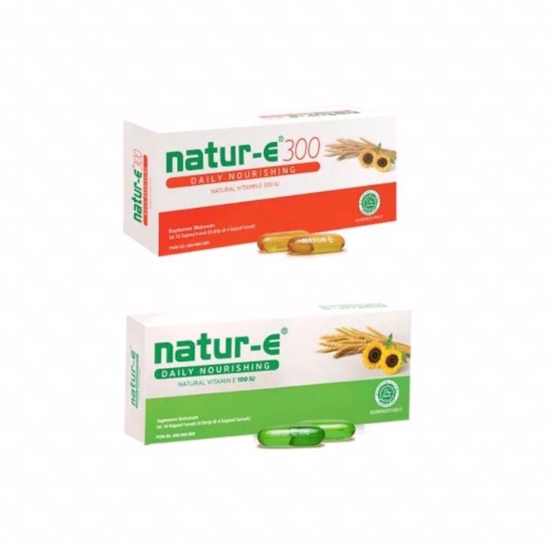 Jual Natur-E Daily Nourishing Natural Vitamin E 100 IU & 300 IU 4 ...