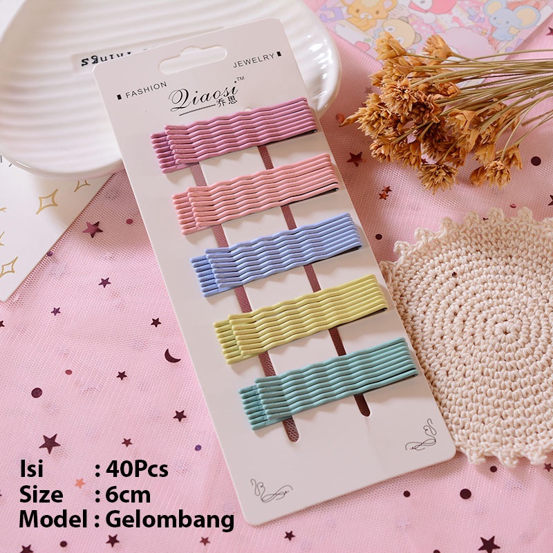 Jual ED - 36 / 60PCS - JEPIT LIDI KOREA / JEPITAN RAMBUT LIDI / PIN ...