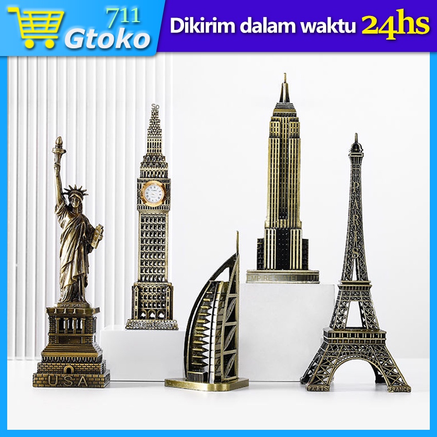 Jual Pajangan Miniatur Souvenir Eiffel Tower Paris Big Ben London The ...