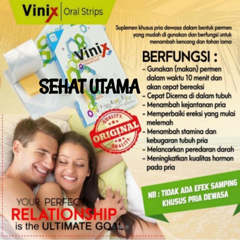 Jual Vinix 100mg Made in Korea Permen Mint Bikin Kuat Tahan Lama ...