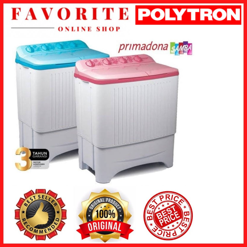 Jual MESIN CUCI POLYTRON PWM 8073 PWM 8073 8KG 100% GARANSI RESMI ...