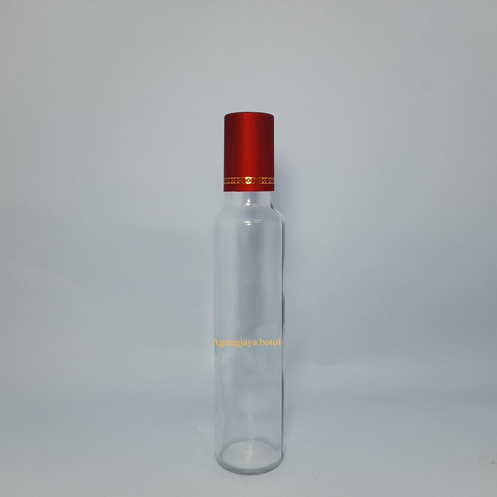 Jual Botol Kaca 250 Ml Round Vco Clear Ori / Botol Minum Kaca / Botol ...