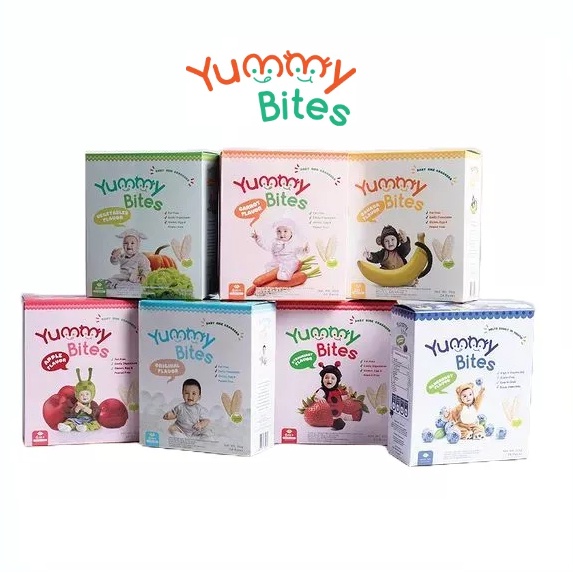 Jual Yummy Bites CRACKER Mini 25gr 50gr | Yummybites cracker mini Snack ...