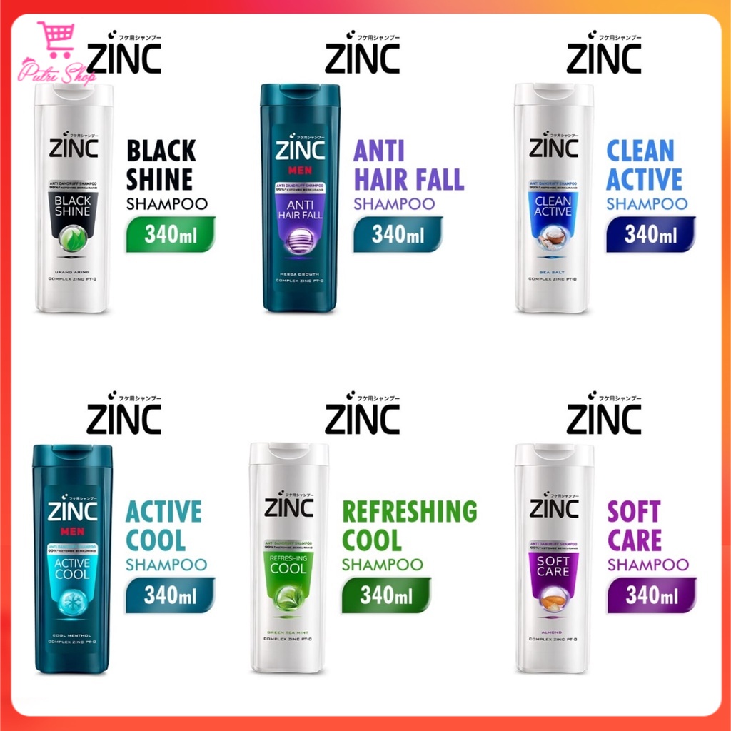 Jual ZINC SHAMPOO 340 ML JUMBO | Shopee Indonesia