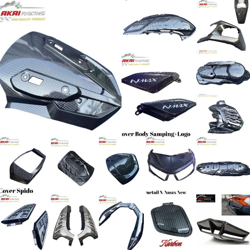 Jual Cover Carbon Full Body Variasi Yamaha Nmax new 2020-2023 dasi ...