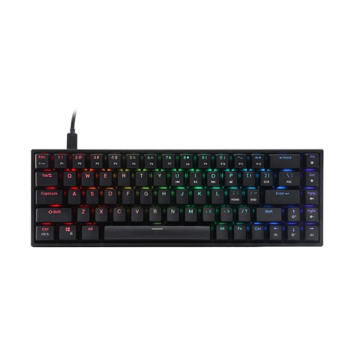 Jual Rexus Keyboard Gaming Mechanical Daiva RX-D68 - Hitam, Red Switch ...