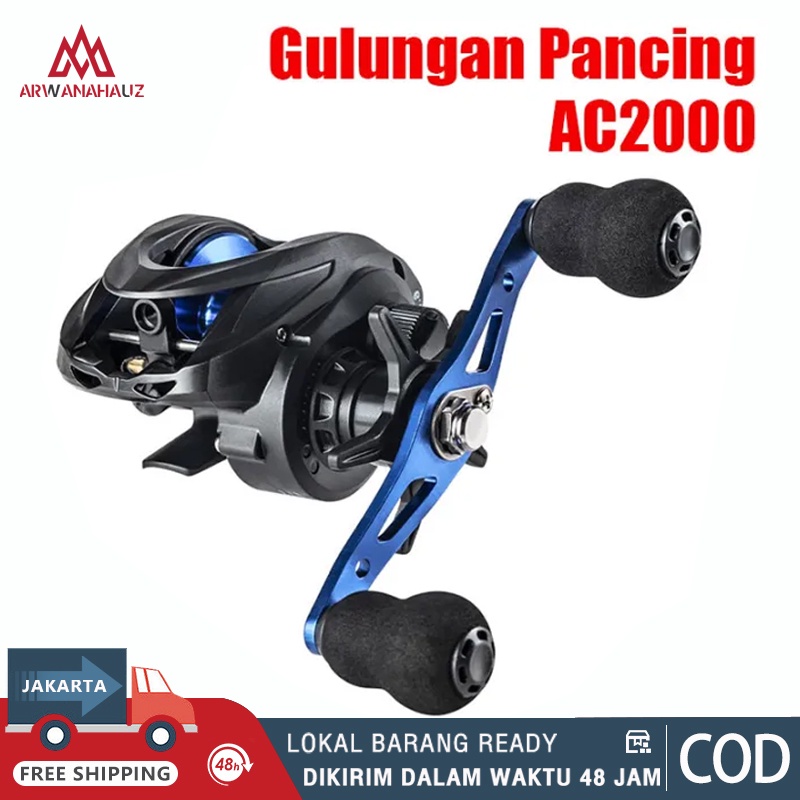 Jual Baitcasting Reel reel pancing BC reel 6.3:1 Fishing Reel 10KG Max ...