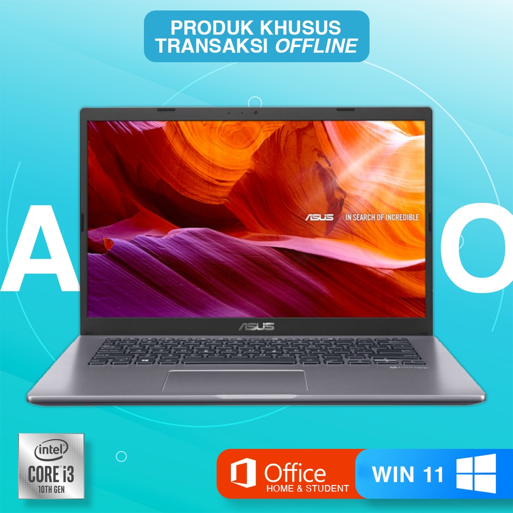 Jual ASUS VivoBook 14 A416JAO i3-1005G1 RAM 4GB 256GB SSD FHD WIN11 OHS ...
